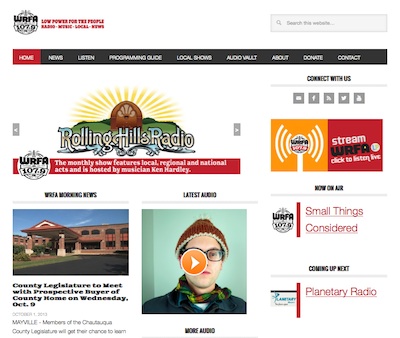 WRFA Website Offers New Look, More Features