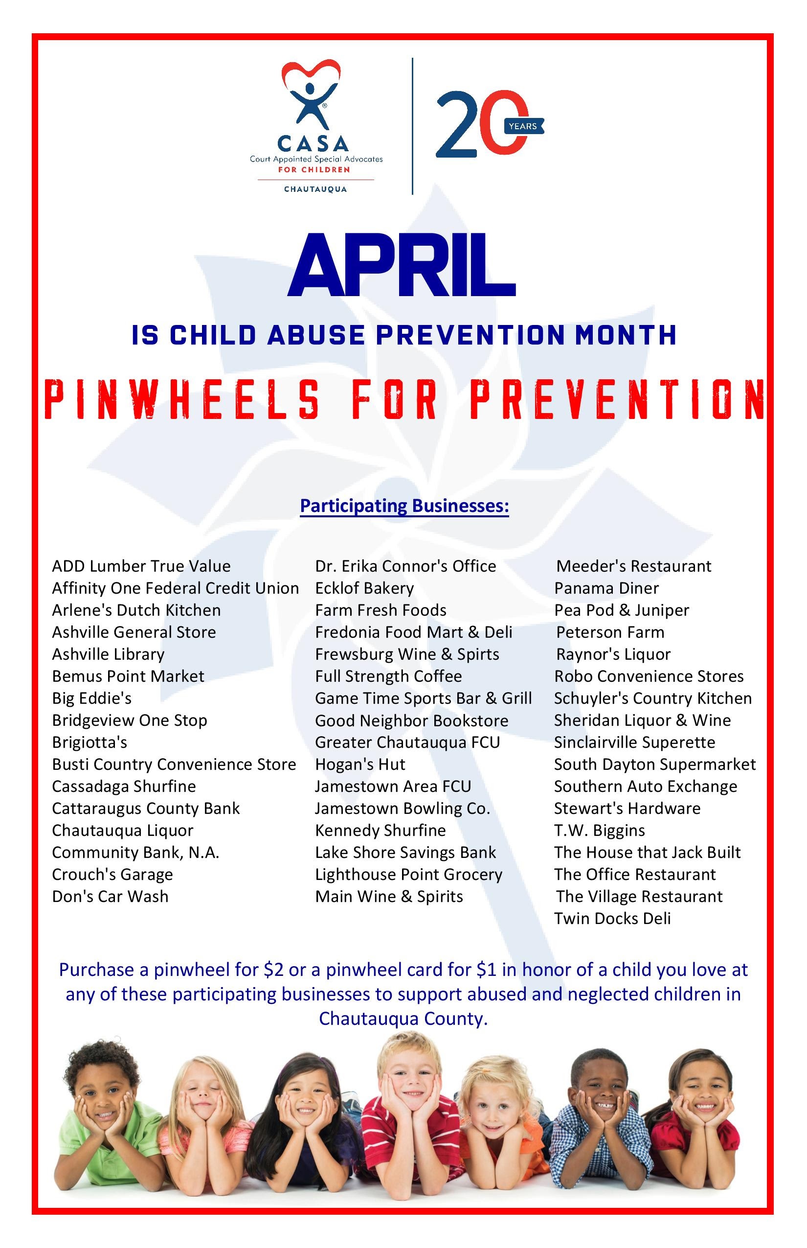 Organizations Raising Awareness During National Child Abuse Prevention